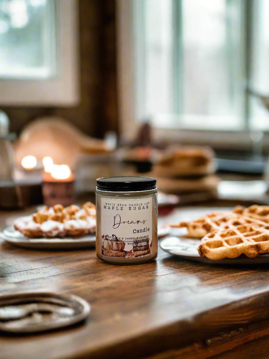 Seasonal Candle-Maple Sugar Dreams-Cotton Wick Candle – White Stag ...